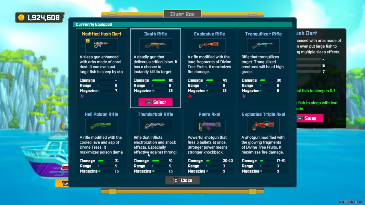 Dave the Diver Guide | All Weapons | NoobFeed
