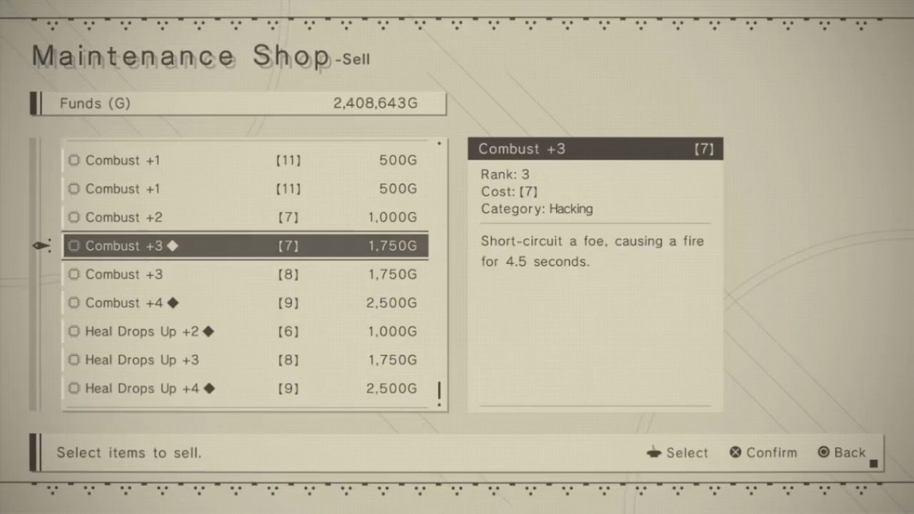 NieR: Automata Guide | Everything about Chip Fusion | NoobFeed